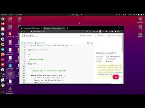 طريقة رفع الكود علي ideone - YouTube