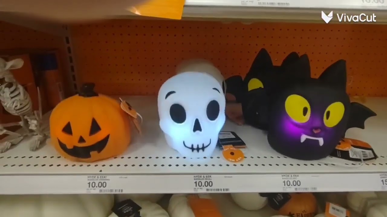 Target Store Halloween 2022 Animated Decorations Walk through Tour ...