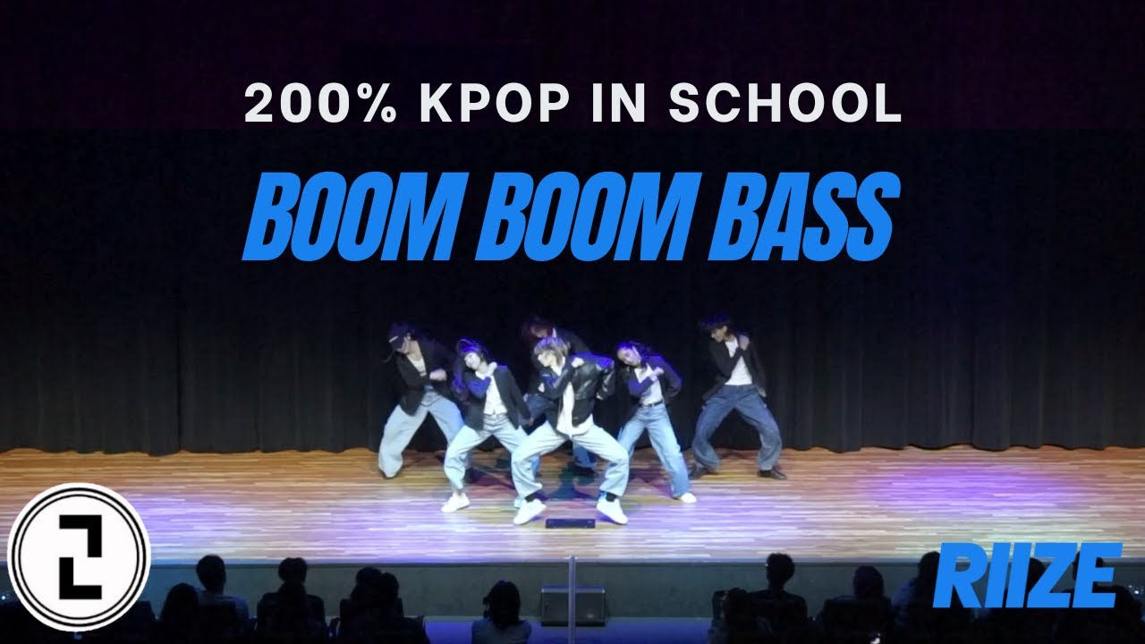KPOP IN SCHOOL | BOOM BOOM BASS - RIIZE (라이즈) | 200% LIVE ON STAGE ‘25 ...