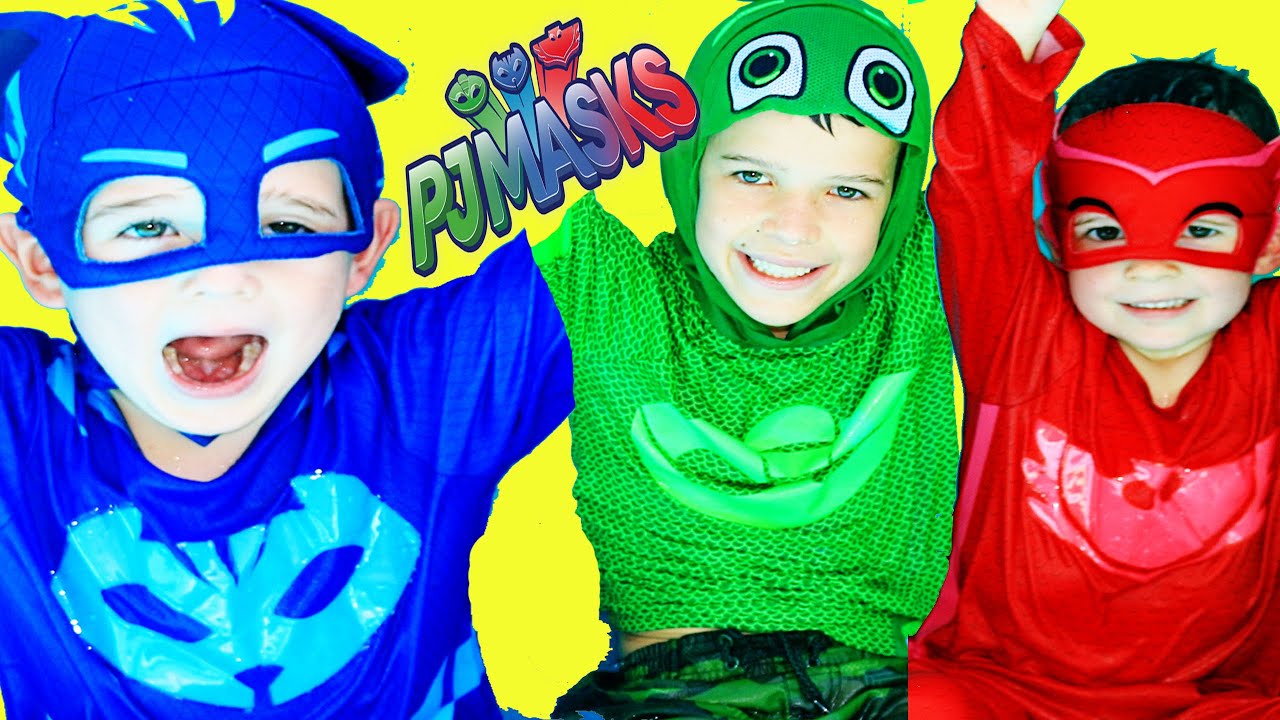 PJ Masks ALL 3 Catboy Owlette Gekko Full Episode NO WORK ONLY PLAY ...