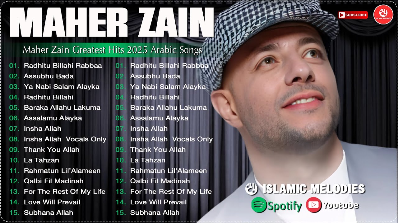 Lagu Terpopuler Maher Zain 🎉 The Most Beautiful Islamic Arabic Nasheed ...