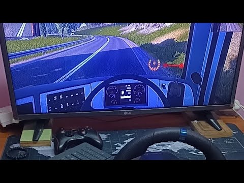 ets 2 gaming streeing 🔥 wheel and pc - YouTube