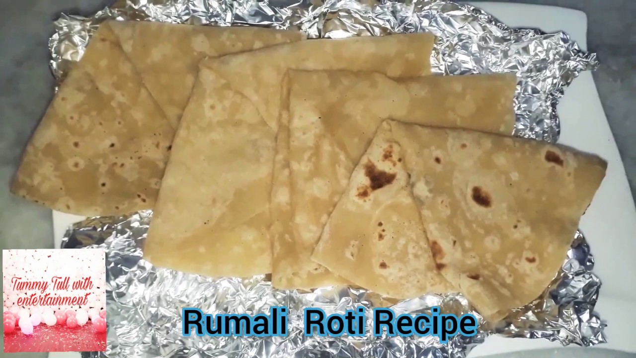 Rumali Roti Recipe | Roomali Roti Recipe | Restaurant style rumali roti ...