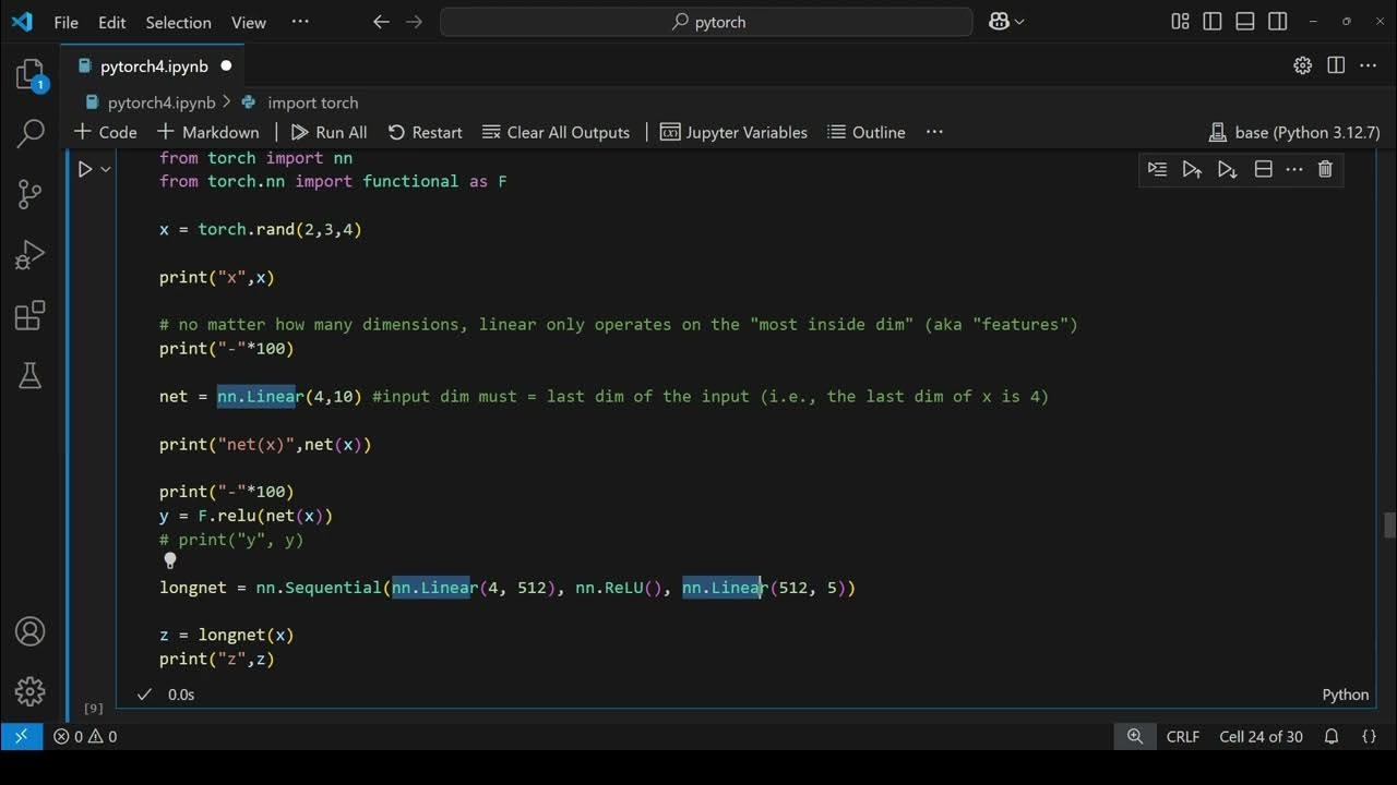 PyTorch 3 nn.Module, sequential, linear, relu - YouTube