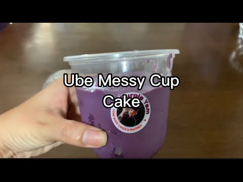 Ube Messy Cup/Ice Cream Type - YouTube