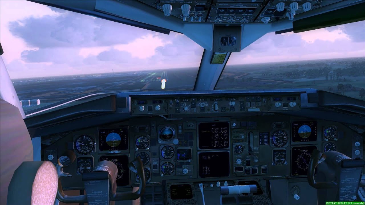 Cockpit Landing Bangkok (VTBS) Condor Boeing 767-300ER - YouTube