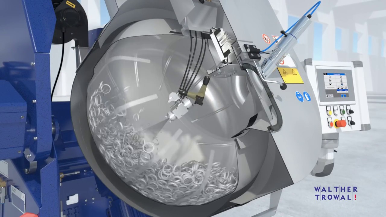 WALTHER TROWAL - Rotamat coating machine - YouTube