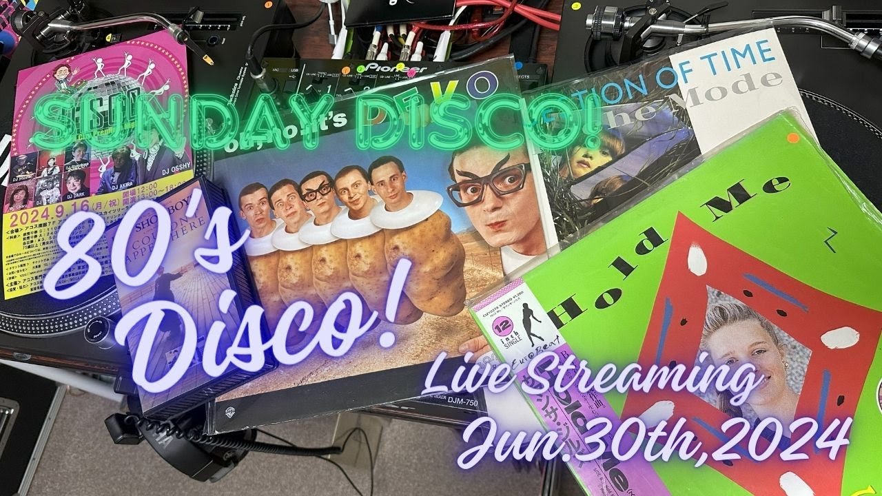 Sunday Disco! 80's DISCO MIX Jun.30th,2024 - YouTube