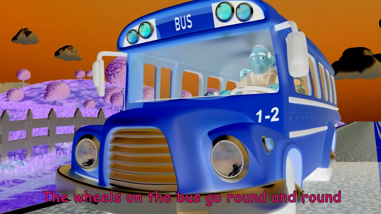 Wheels on the Bus | Sing-Along with Fun Animations - YouTube