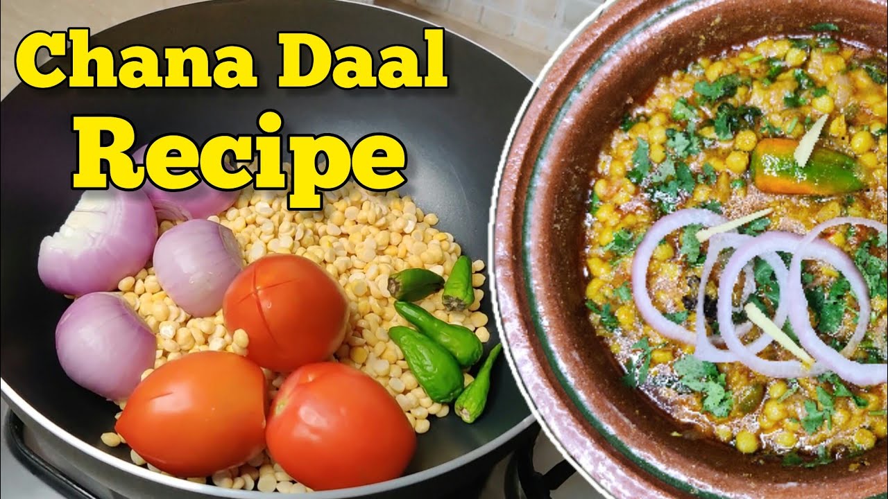 Daal chana recipe / How to make dhaba style chana daal / Chana daal fry ...