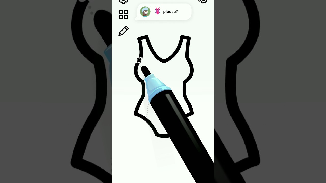 I am draw a dress #shorts #drawing #shortfeed - YouTube