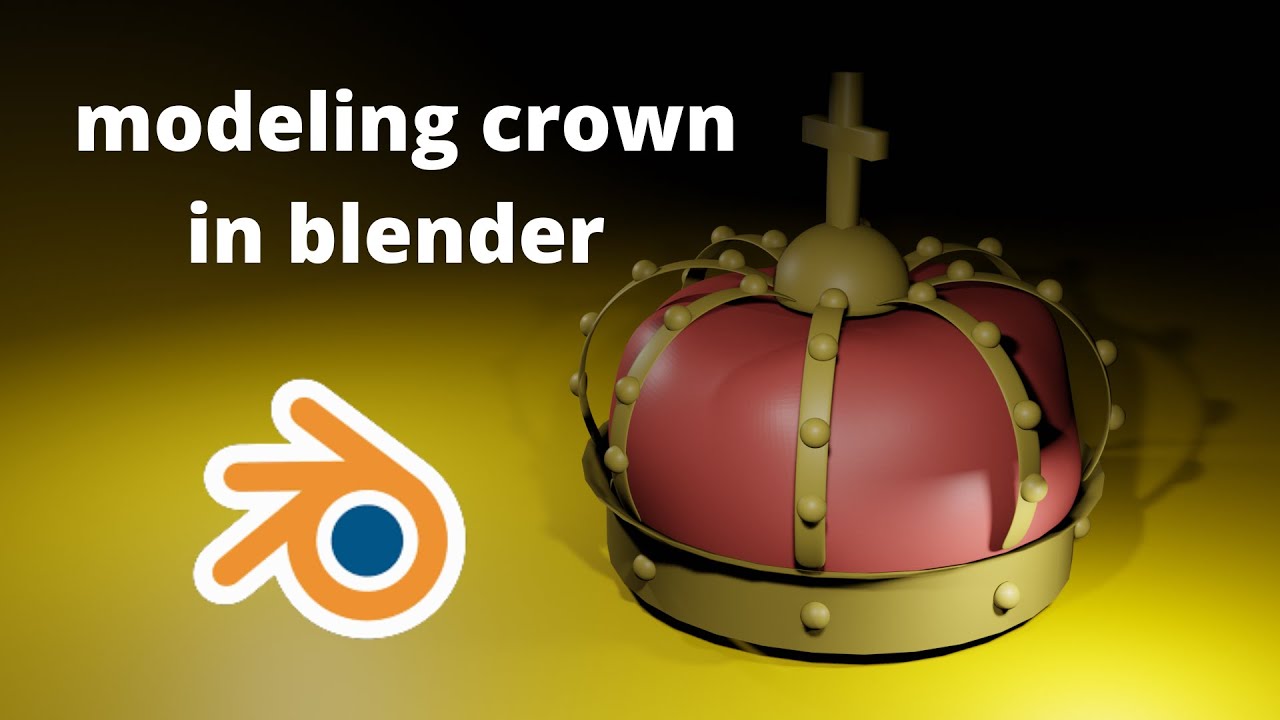 modeling crown in blender | #blendertutorial #blender3d - YouTube