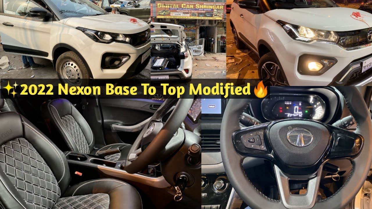 2022 Tata Nexon Xe Modified with price🔥 Tata Nexon base to top Modified ...