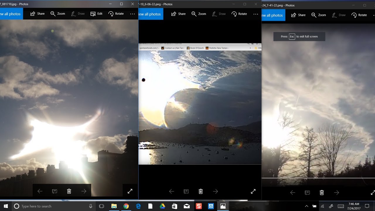 Stunning pictures and video of Lens array hiding planet x 7/24/2017 ...