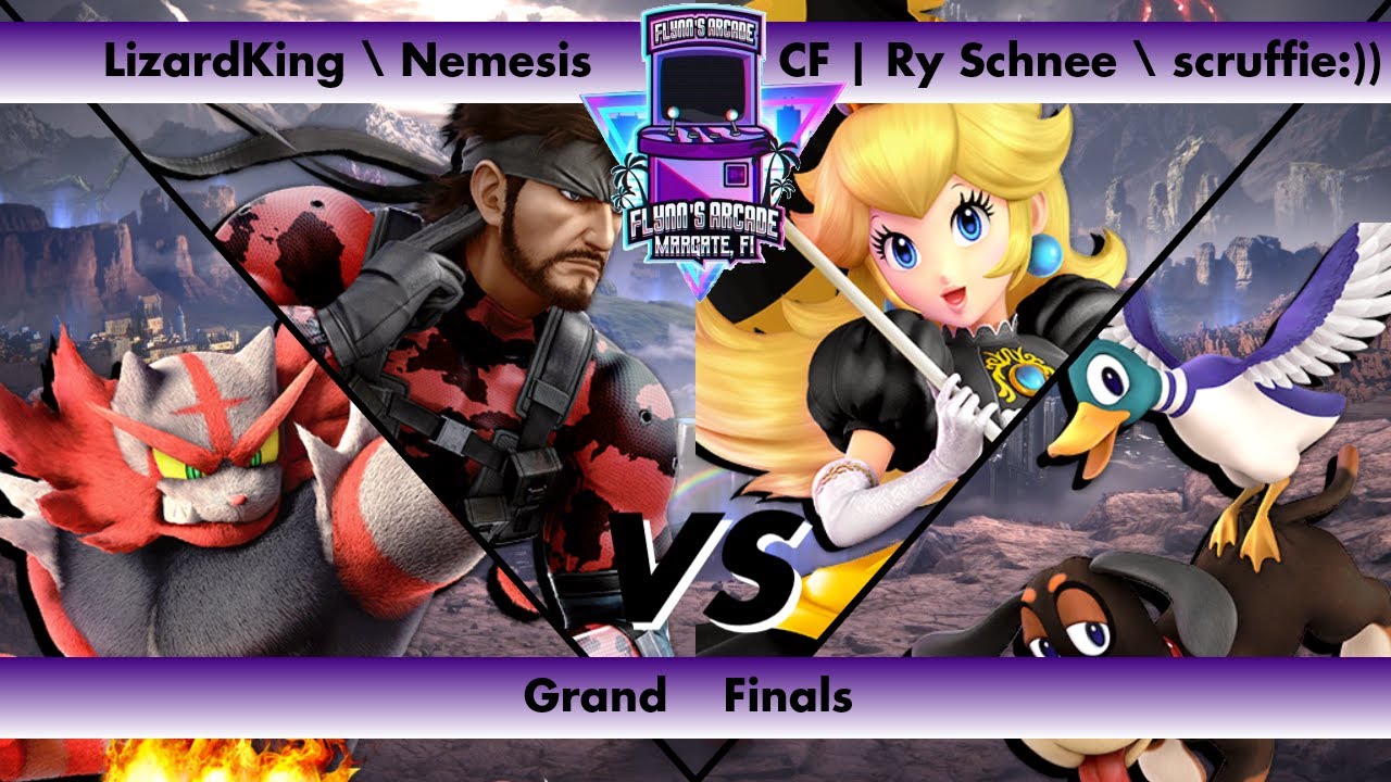 Flynn's Arcade 072 Grand Finals - Lizardking \ Nemesis vs. scruffie:)) CF | Ry Schnee SSBU ...