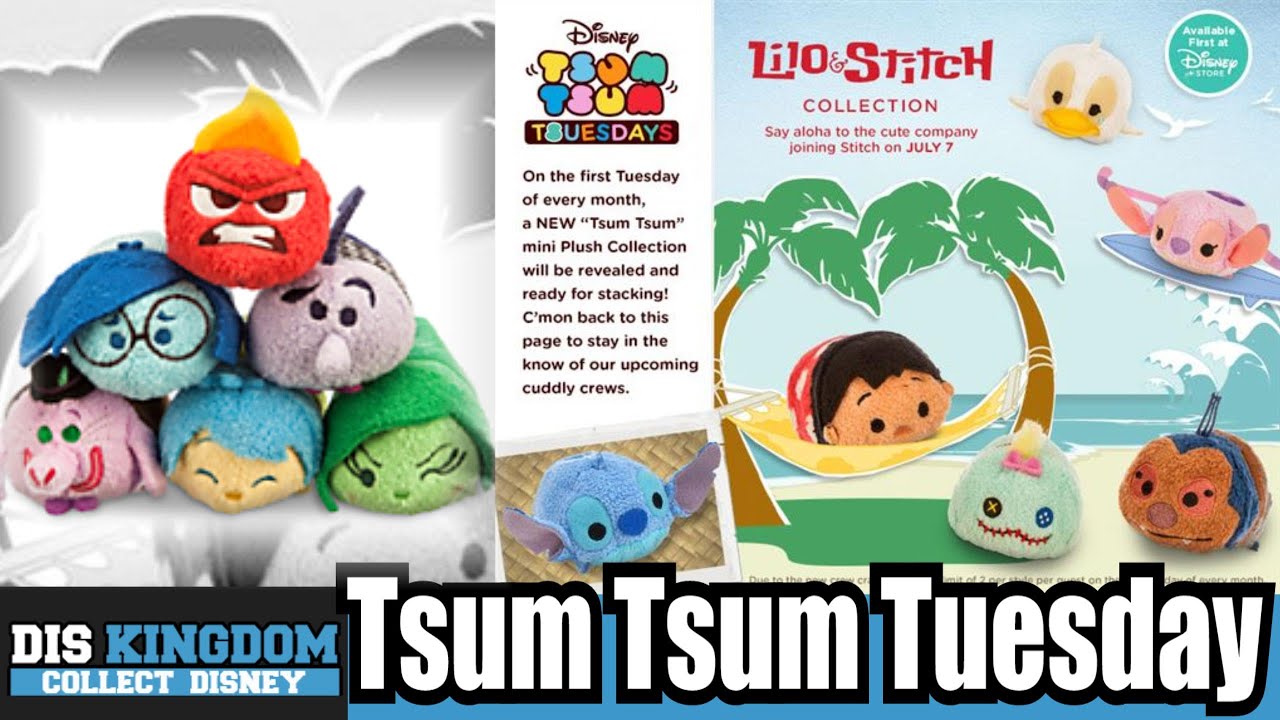 Inside Out + Lilo & Stitch Tsum Tsum Tuesday - YouTube