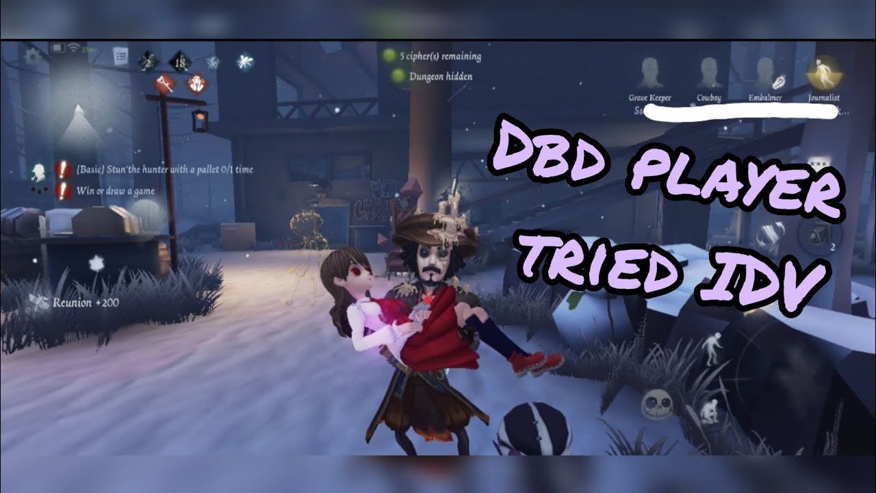 DBD player play Identity V | Survivor gameplay - YouTube