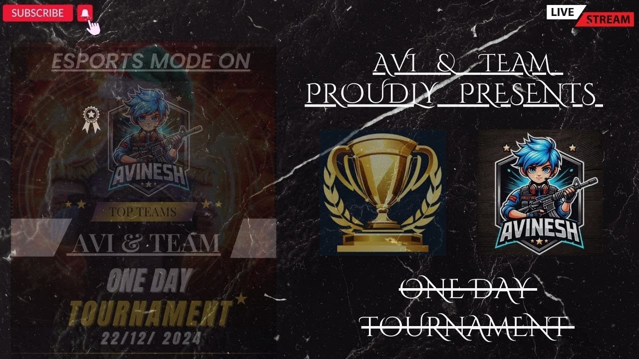 AVI AND TEAMS ON LIVE ONE DAY TOURNAMENT | - YouTube