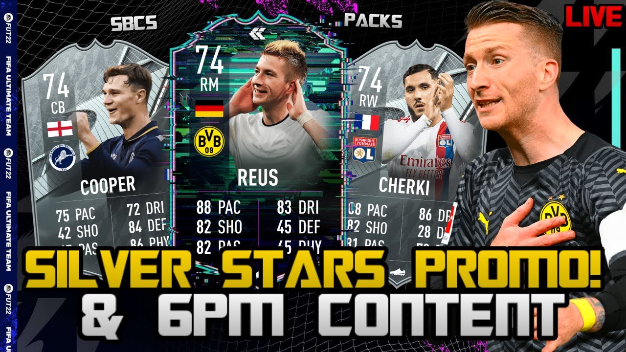 FIFA 22 LIVE SILVER STARS PROMO! NEW PLAYERS SBCS, PACKS & 6PM CONTENT ...