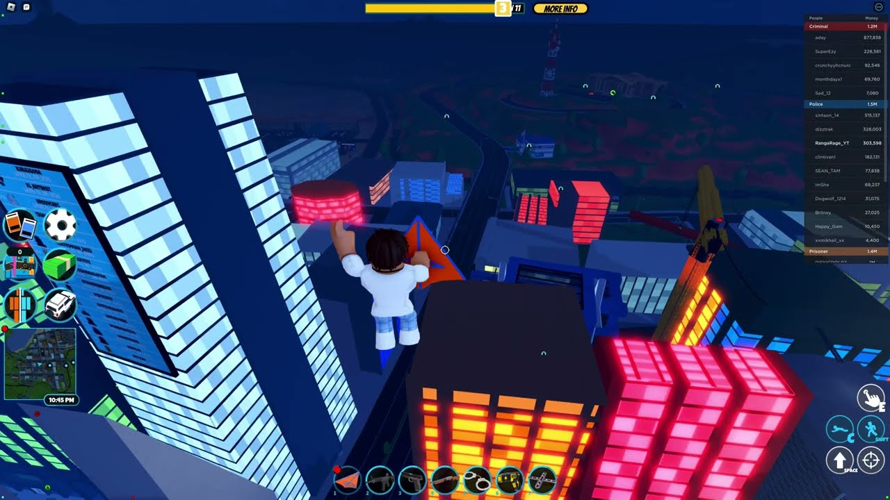 Gliding from the HIGHEST Building in Jailbreak! - YouTube
