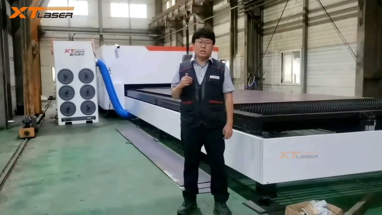 12kw laser machines finished installation in South Korean factory ...