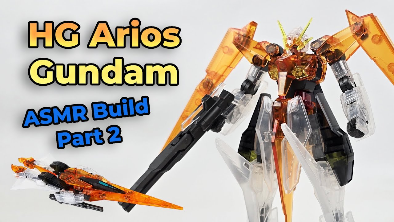 HG Arios Gundam - Gundam 00 2nd Season MS Set (Clear Color) Part 2 ASMR ...