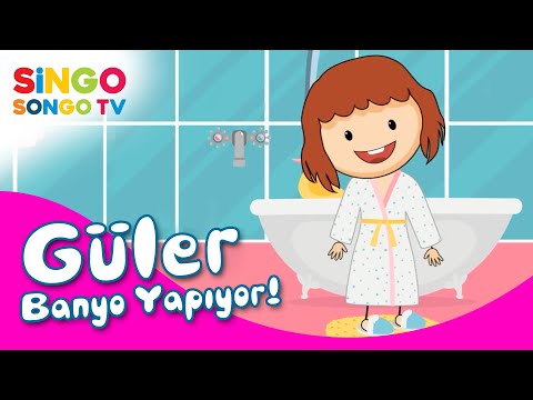 GÜLER Banyo Yapıyor 🛁 – SingoSongo TV I İsme Özel Çocuk Şarkıları 🎶