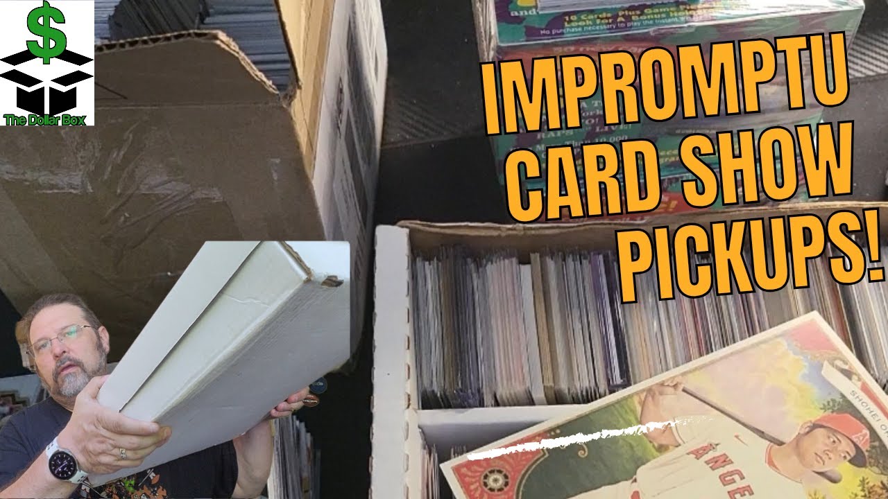 Impromptu Card Show PICKUPS! - YouTube
