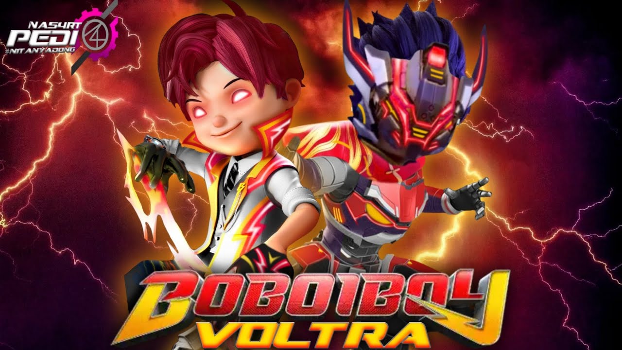 BoBoiBoy Voltra dan Kapten Kaizo Topeng Merah - YouTube