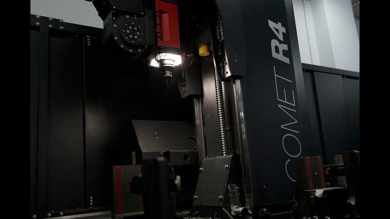 Arya Cephe - Emmegi Comet R4 CNC İşleme Merkezi Montajı - YouTube