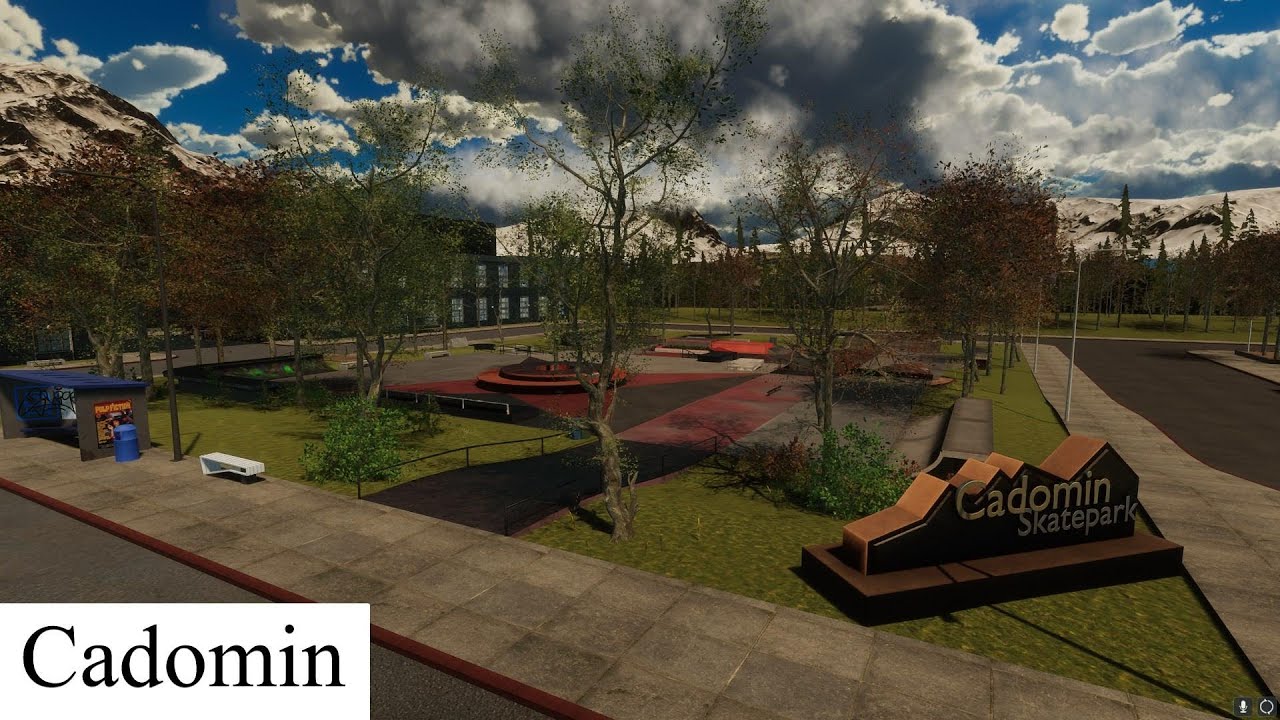 Skater XL Mod Map - Cadomin Park - Acktshual.com - YouTube