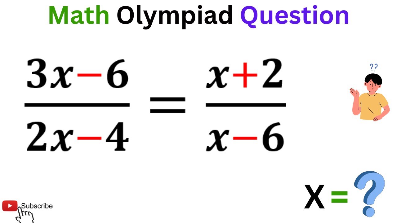 IF 3x 6 2x 4 x 2 x 6 Then X Quick Trick YouTube