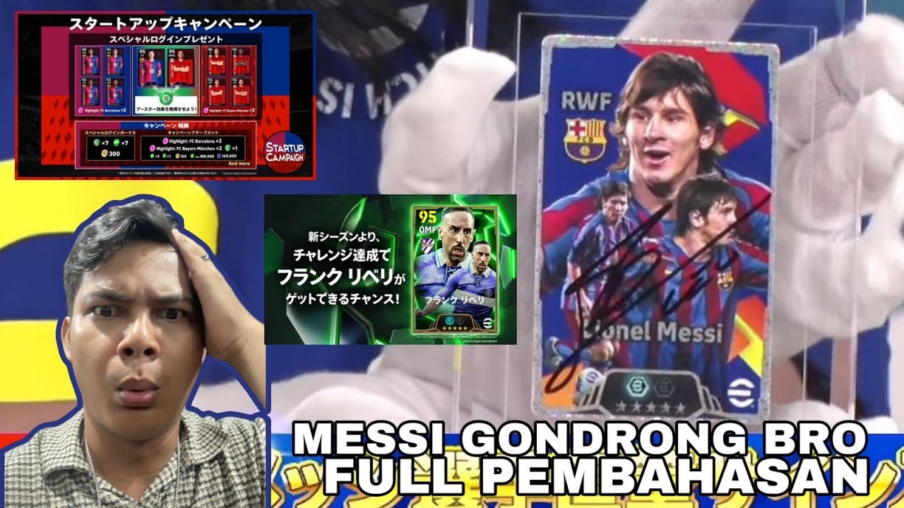 INFORMASI RESMI PEMBARUAN EFOOTBALL 2025 MOBILE ADA MESSI GONDRONG ...