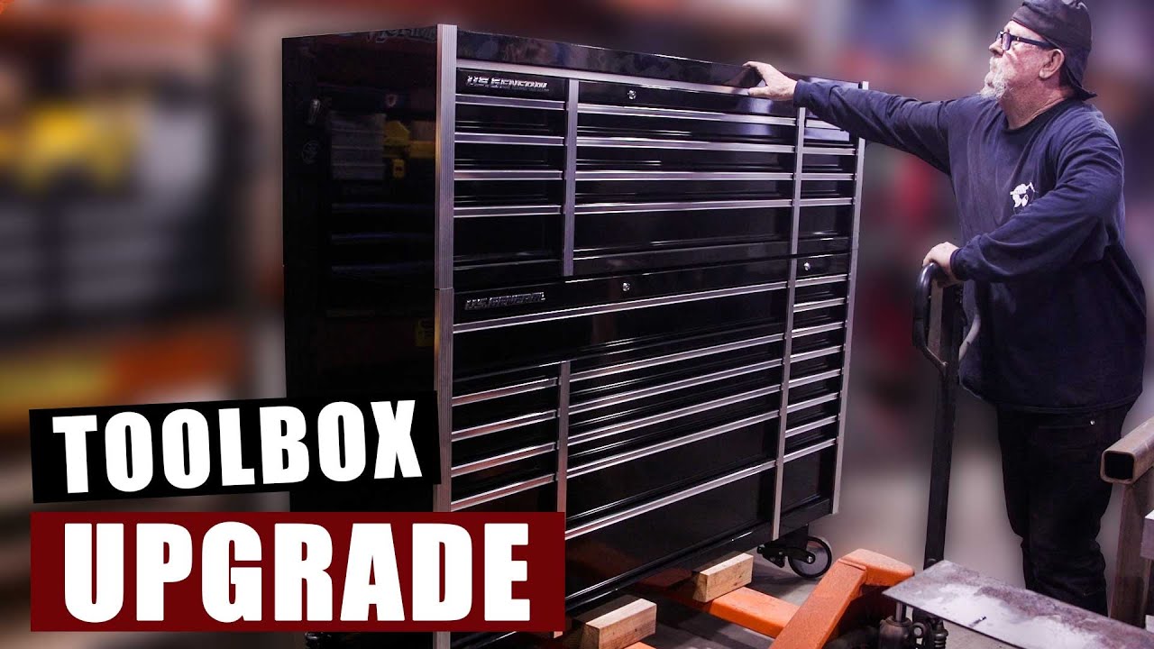 Harbor Freight 72" US General Toolbox Upgrade | JIMBO'S GARAGE - YouTube