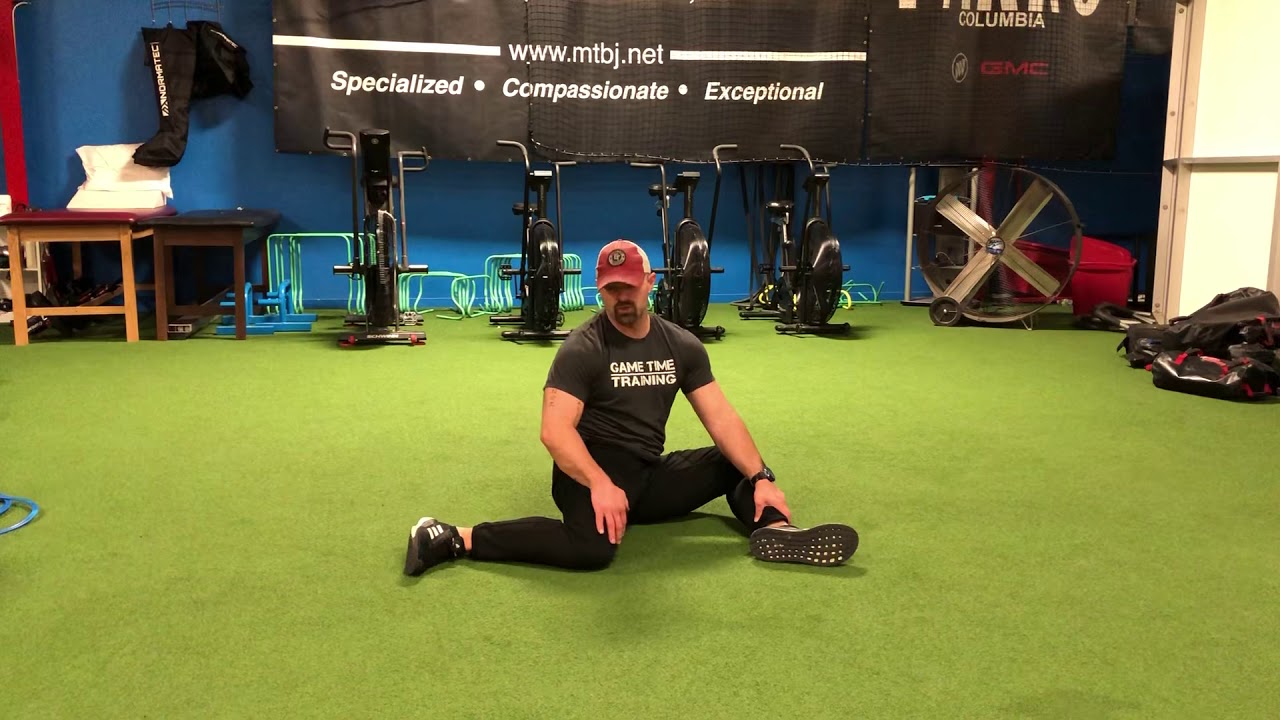 90/90 Hip Internal Rotation Stretch - YouTube