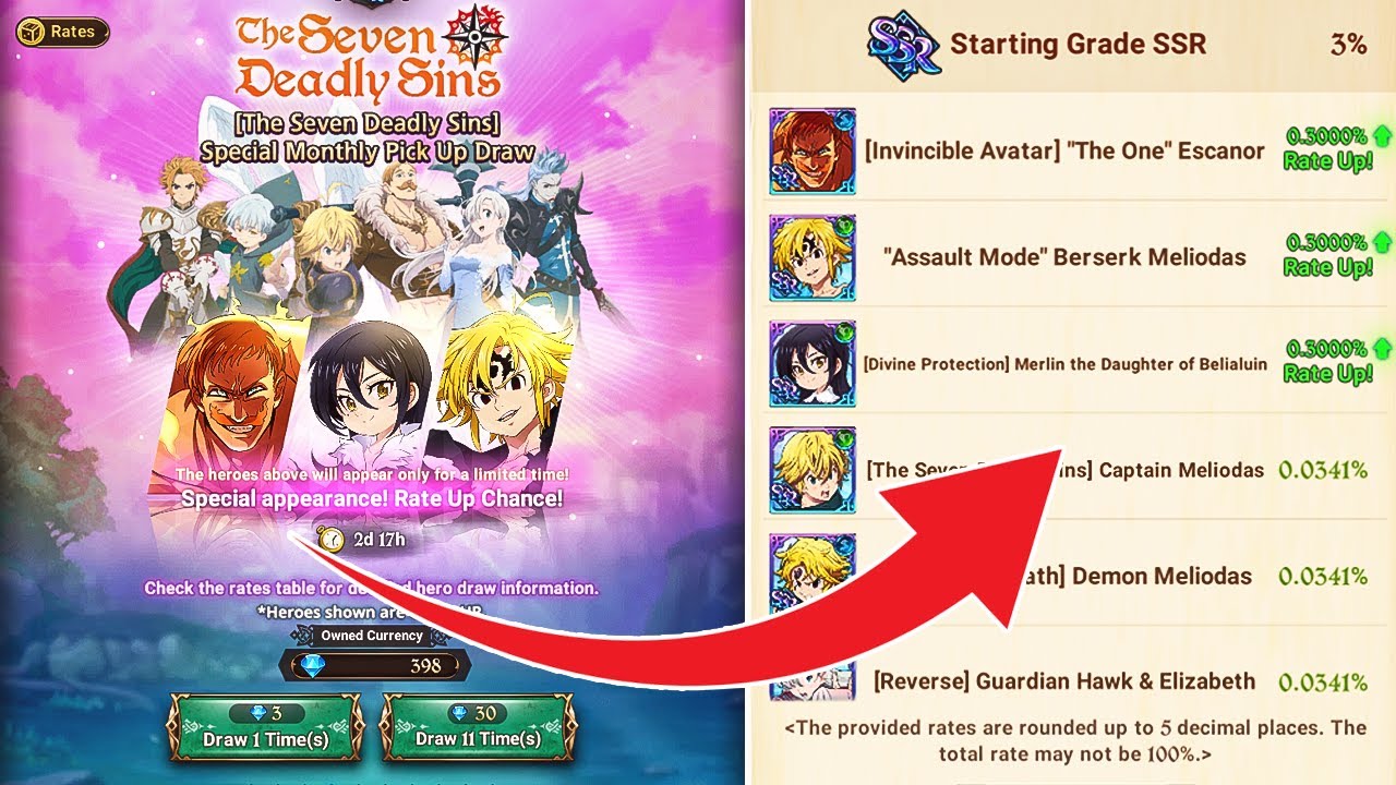 Should You Summon The One Escanor, Assault Mode Meliodas & Fest Merlin ...