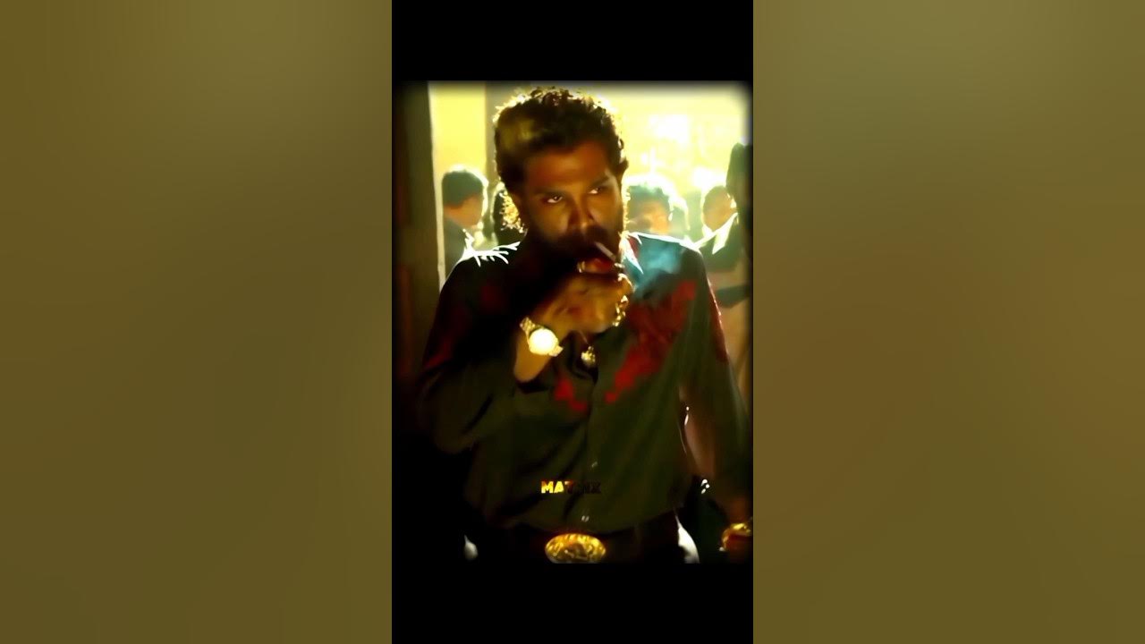 PUSHPA 2 || ALLU ARJUN || EDIT MATRIX || #reel - YouTube