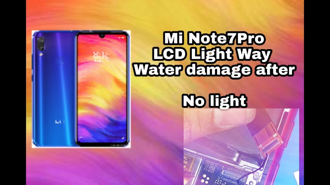 xiaomi redmi note 7pro display light solution1000% tested,redmi note7 ...