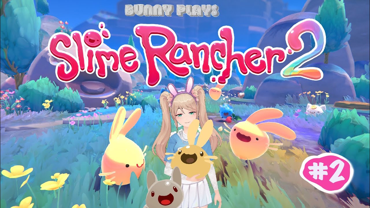 Cuteness overload!! Bunny plays slime rancher 2 - YouTube