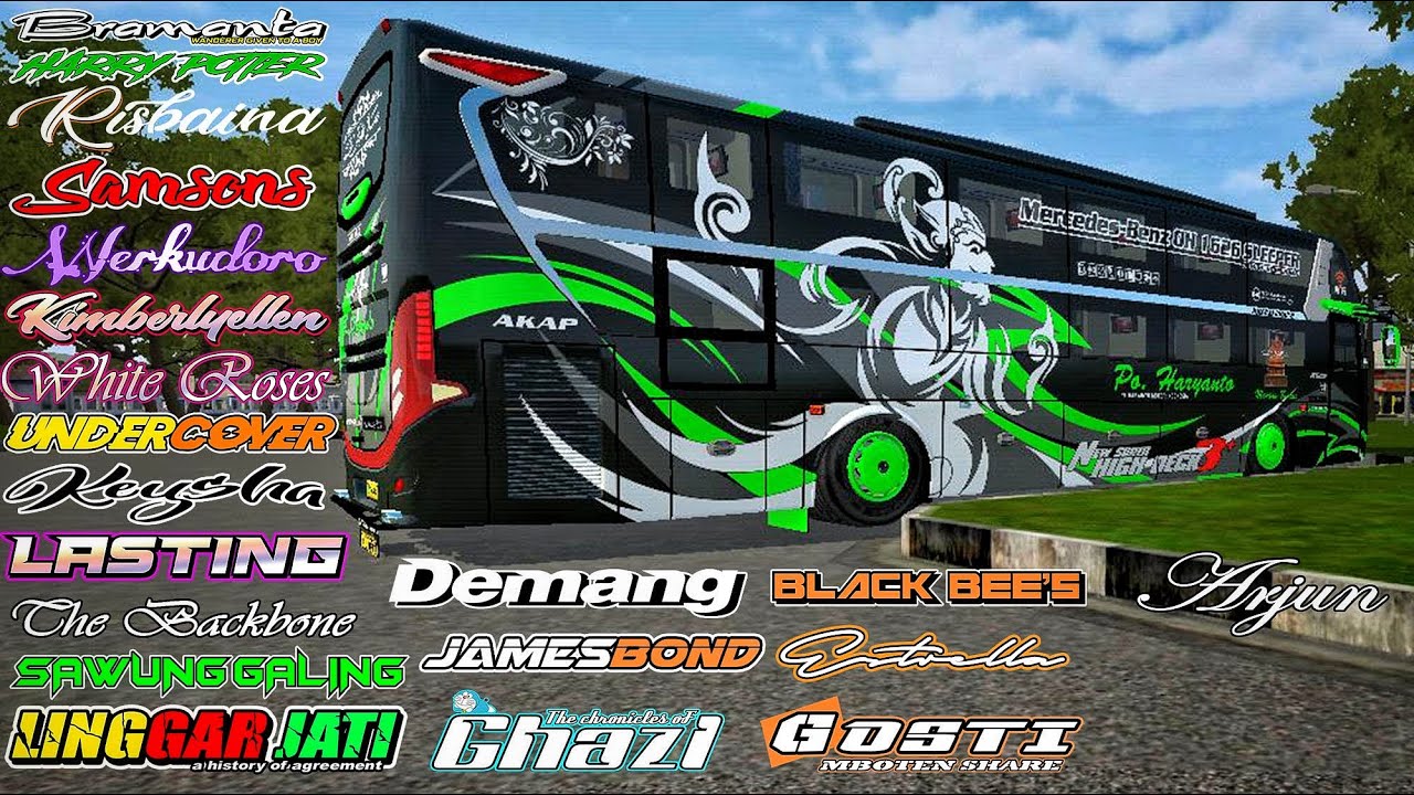 Po Haryanto Dream Coach. 20 Livery Mod bus Dream Coach MD Creation ...