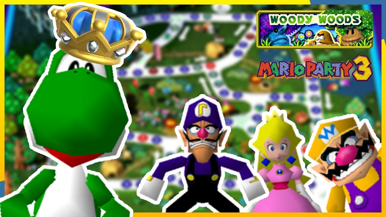 Yoshi Wins BIG! | Woody Woods N64 Online Mario Party 3 - YouTube