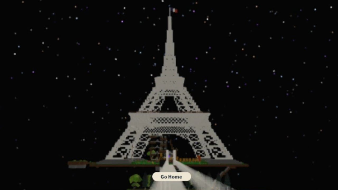 Super Cool Eiffel Tower in Roblox Islands - YouTube