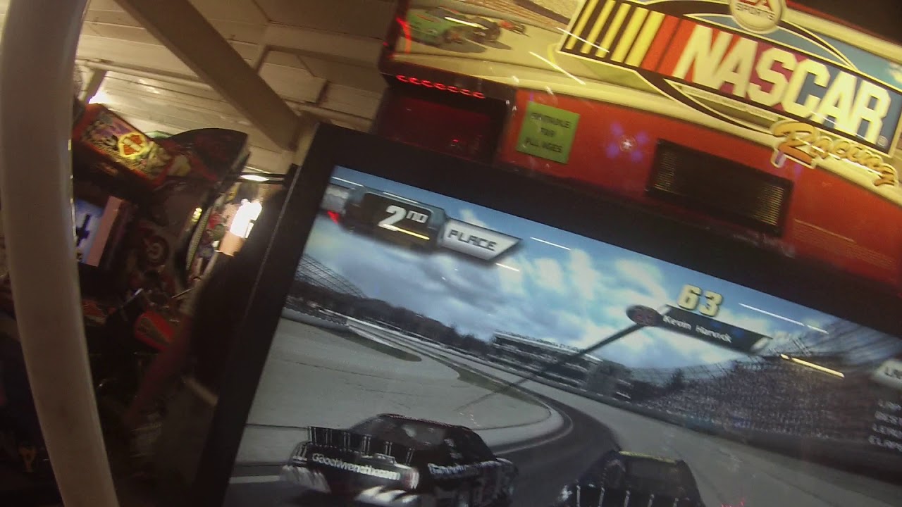 NASCAR Arcade Race at Indianapolis #1 - YouTube
