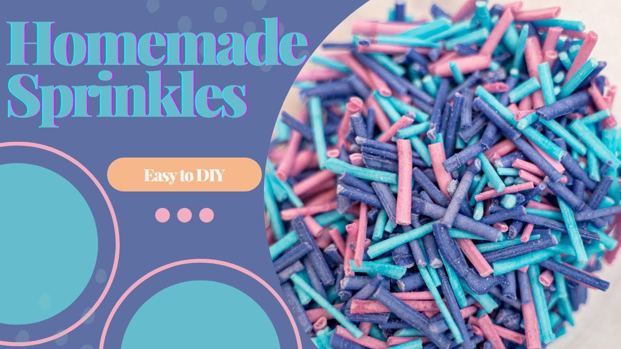 Easy DIY Sprinkles Recipe - YouTube