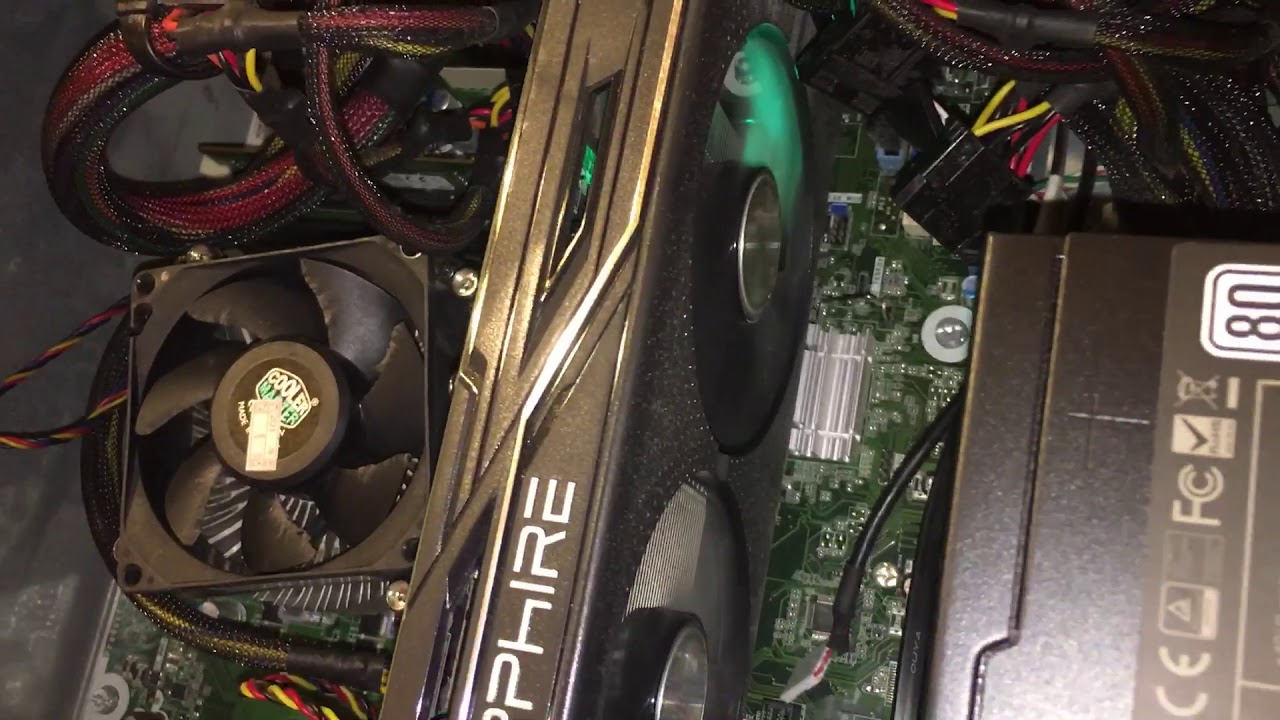 CPU fan busted - YouTube