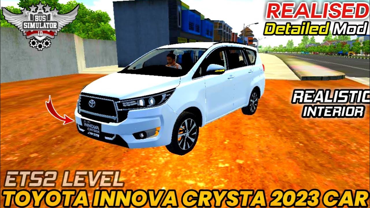 Download new Toyota Innova Crysta 2023 Car mod in Bus Simulator ...