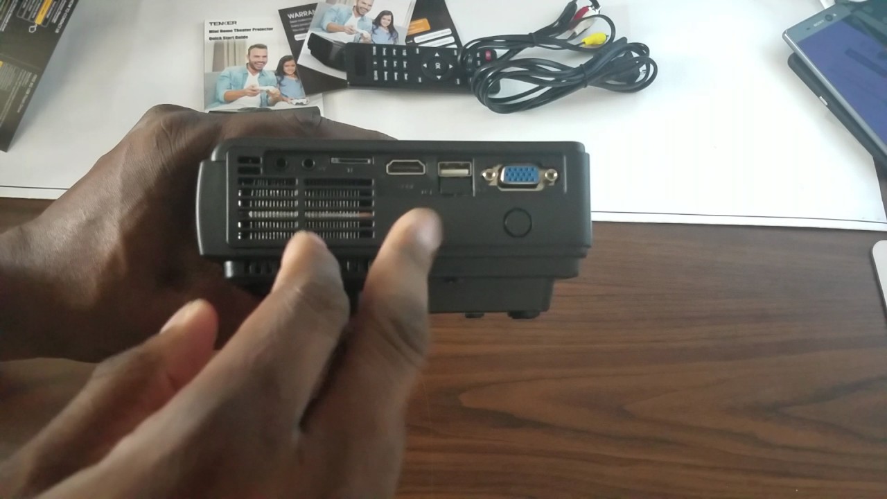 TENKER Q5 Projector, 1500 LUX LCD Video Projector $99??? - YouTube