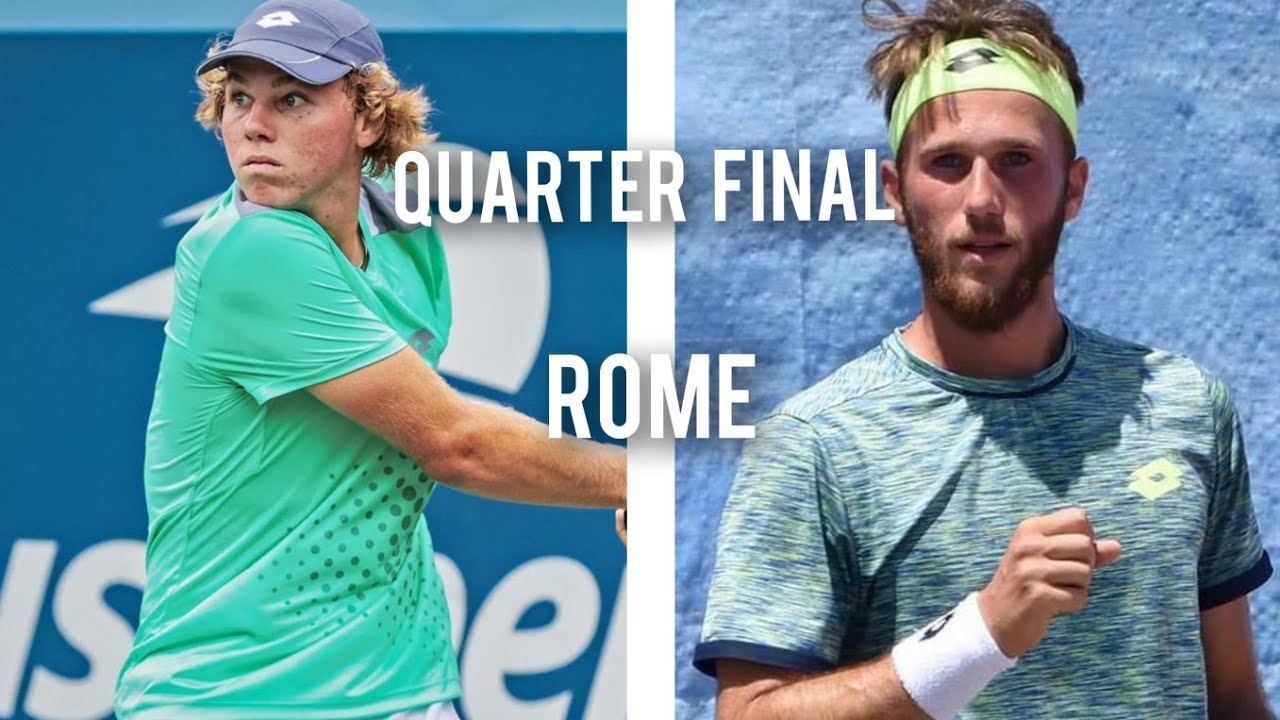 Alex Michelsen VS Edan Leshem | ATP Challenger Rome 2023 | Quarter ...