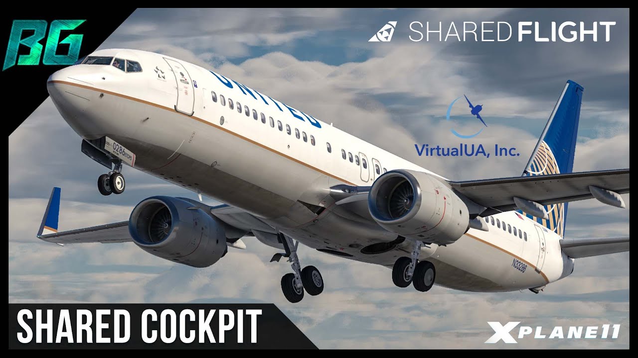 New Shared Cockpit with "SharedFlight BETA" | KDEN-KEGE | X-Plane (VATSIM) - YouTube