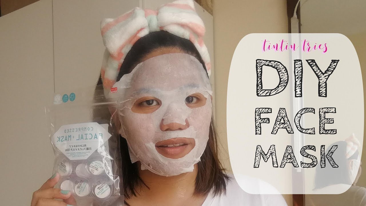 DIY FACE MASK (Compressed Sheet) || TinTinB - YouTube